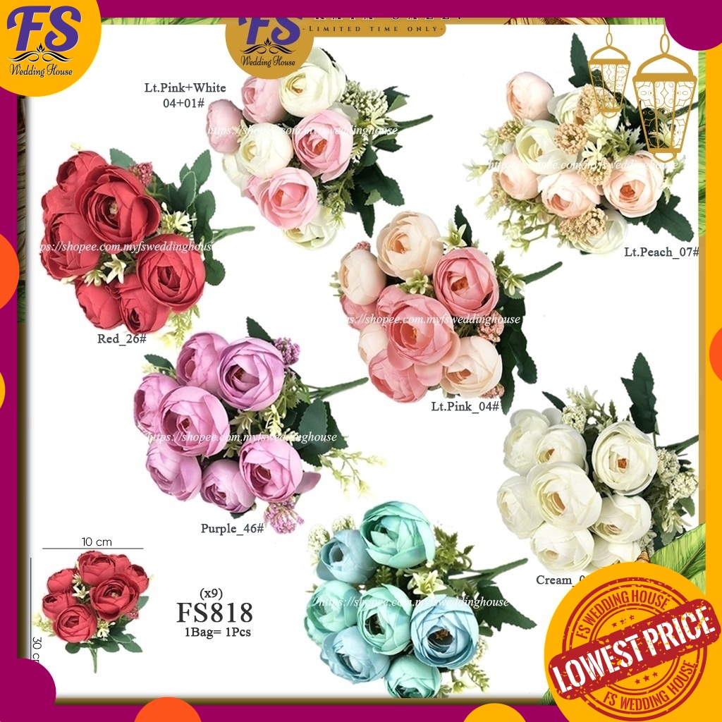 Artificial Flower/ Bunga Hiasan/ Bunga Gubahan Hantaran/Flower ...