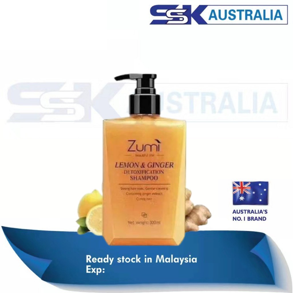 [100% Authentic] ZUMI Lemon & Ginger Detoxification Shampoo (330ml ...