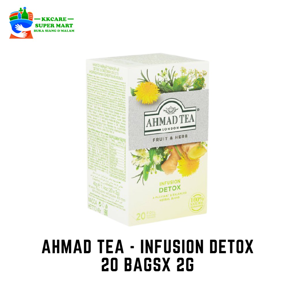 Ahmad Tea - Infusion Detox (20 bagsx 2g) | Shopee Malaysia