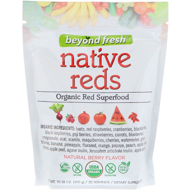 Beyond Fresh, Native Reds, Organic Red Superfood, Natural Berry Flavor ...