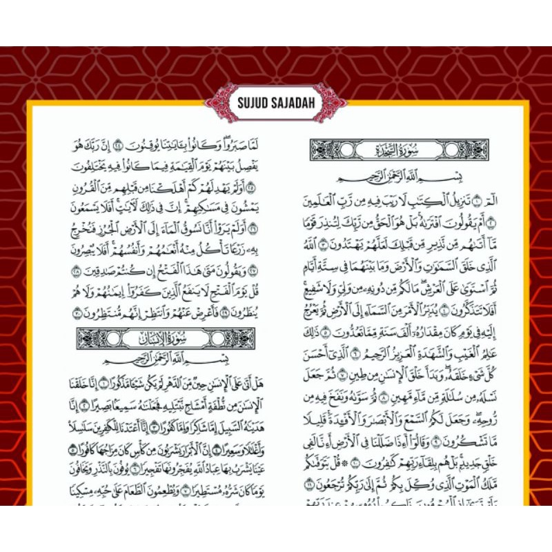 Banting Bunting Tarawih, Selawat Tarawih, surah sajadah , wirid selepas ...