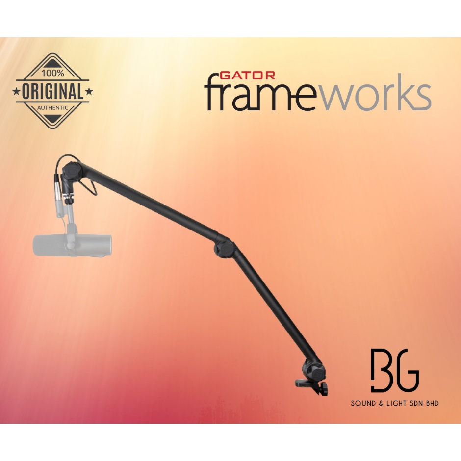 Gator Deluxe Frameworks Desktop Mic Boom Stand (GFWMICBCBM3000 ...