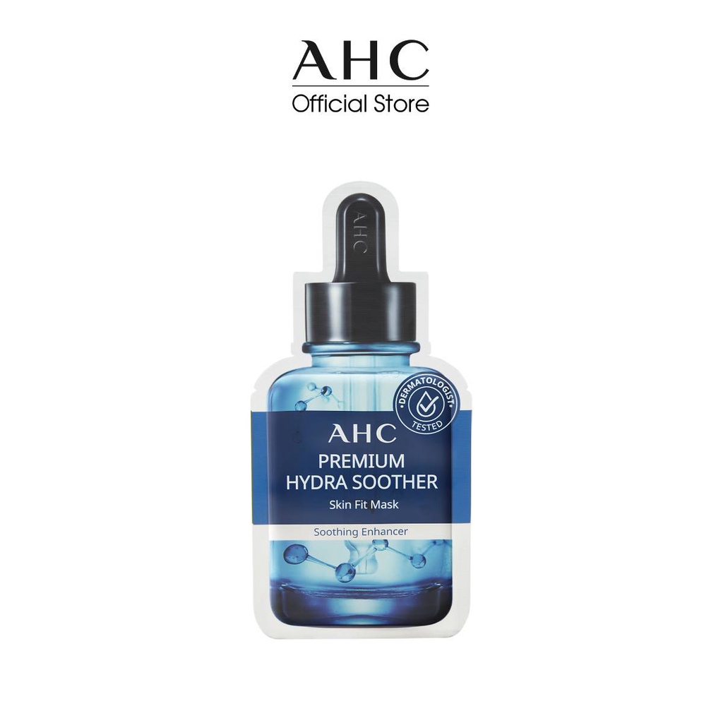 AHC Premium Hydra Soother Skin Fit Mask 27ml (1-sheet) For hydrated and ...