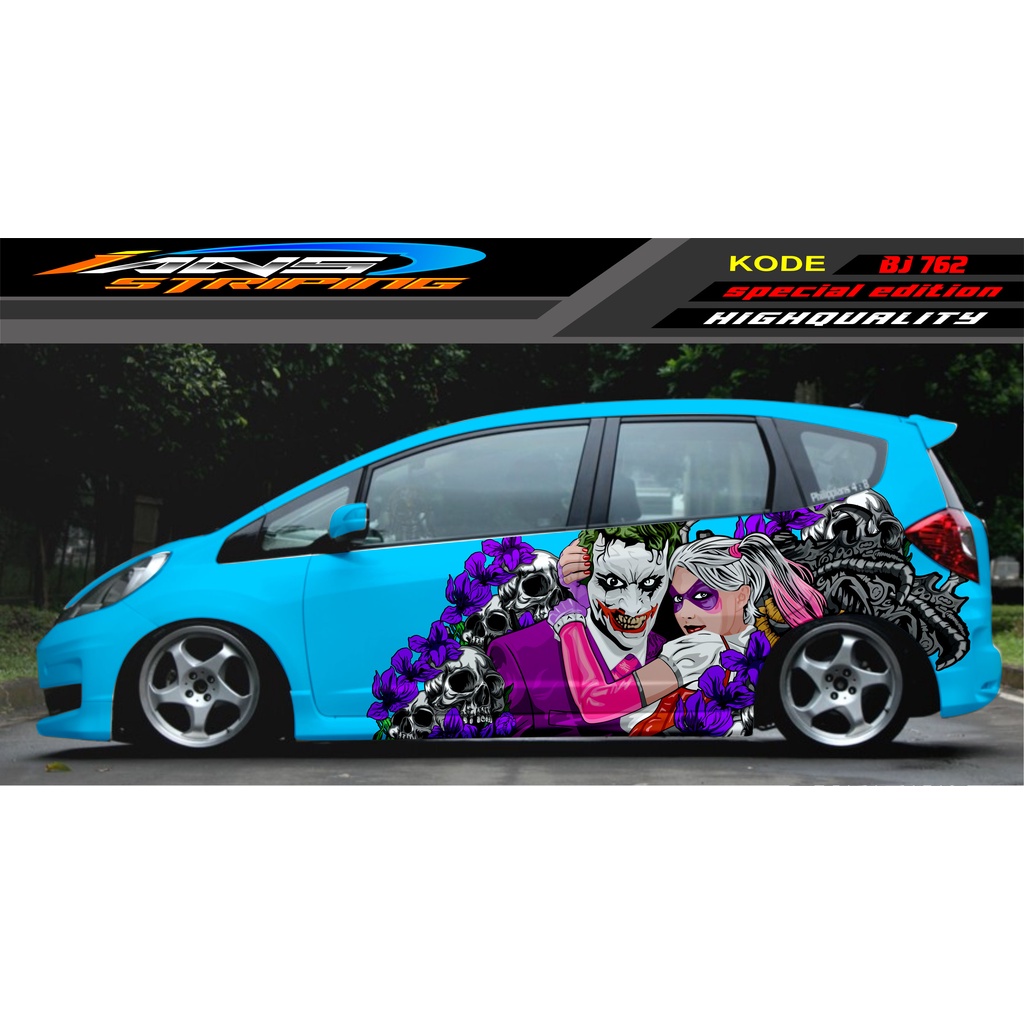 Honda BRIO AGYA JAZZ AVANZA YARIS CAR STICKER DECAL / JAZZ CAR STICKER ...