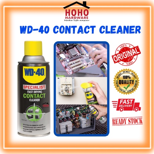 WD40 Specialist Fast Drying Contact Cleaner Spray 360ml WD-40 ...