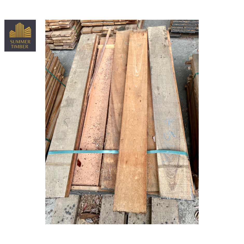 BORNEO 1" x 6" x 3 Feet RED SERAYA Wood Timber / Sawn Timber (Kayu ...