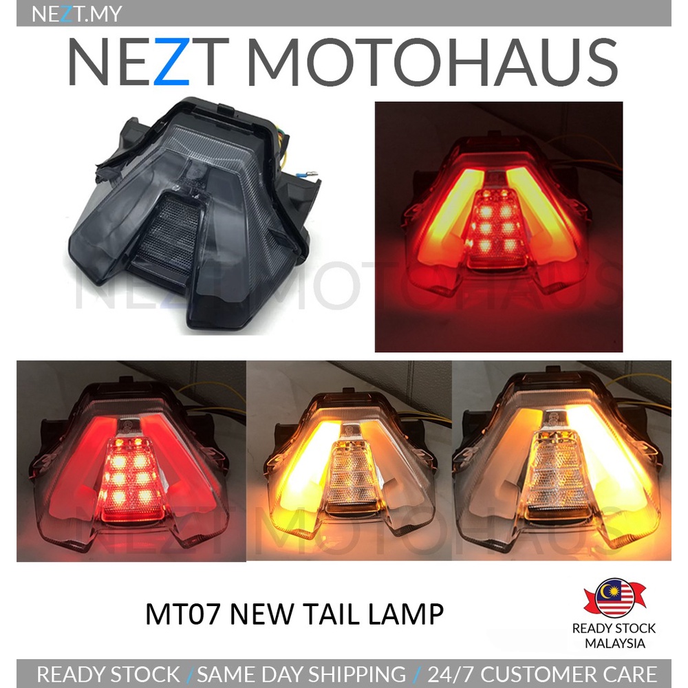 Yamaha MT07 V2 V3 2018+ NEW TAILIGHT TAIL LAMP LAMPU BELAKANG Latest ...