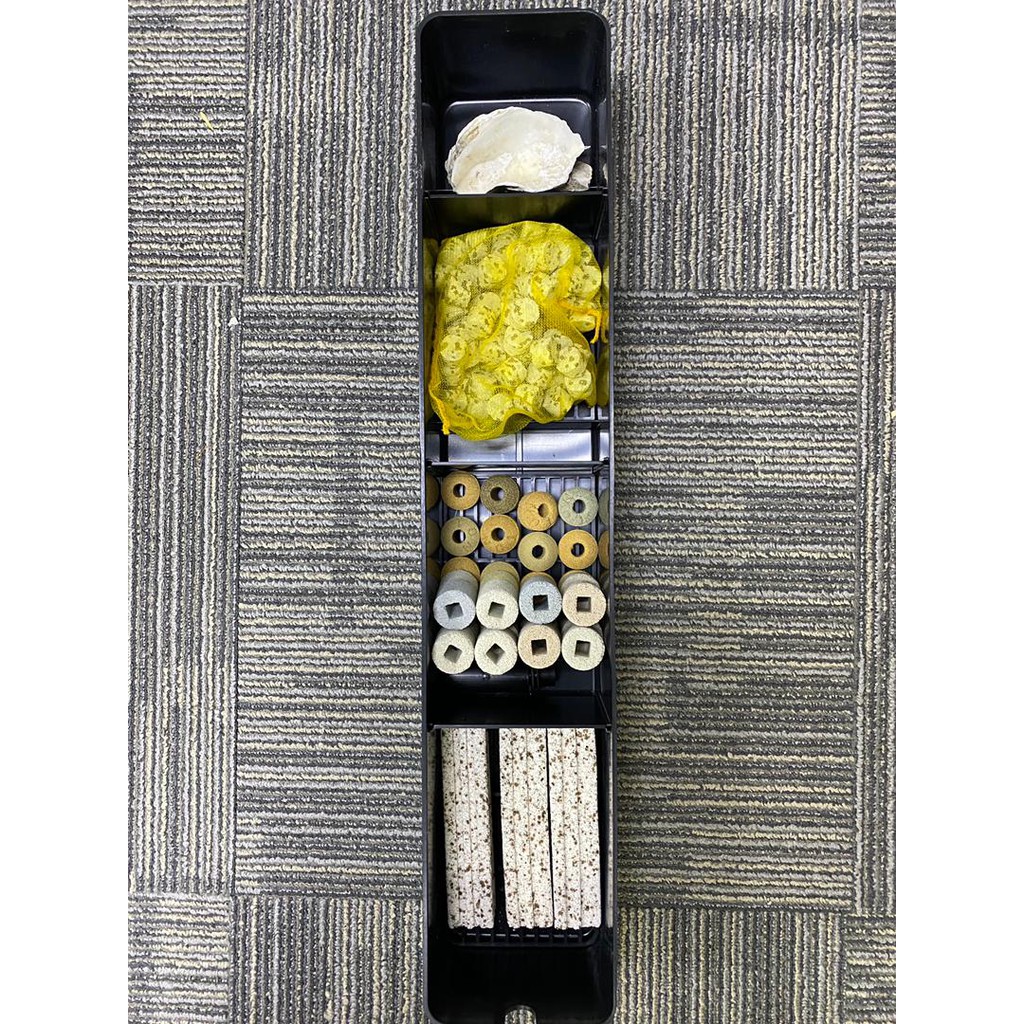 🔥 Black Top Filter Box for 3ft/4ft Aquarium with Bio-Media 🔥NEW 🔥 ...