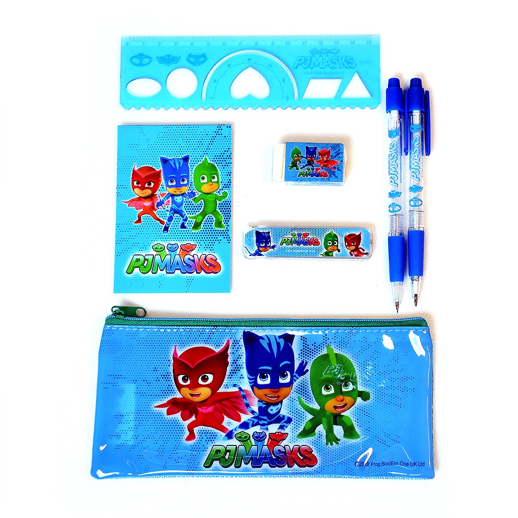 Pj MASKS Mechanical Value Pack Blue Children's Stationery Package PM ...