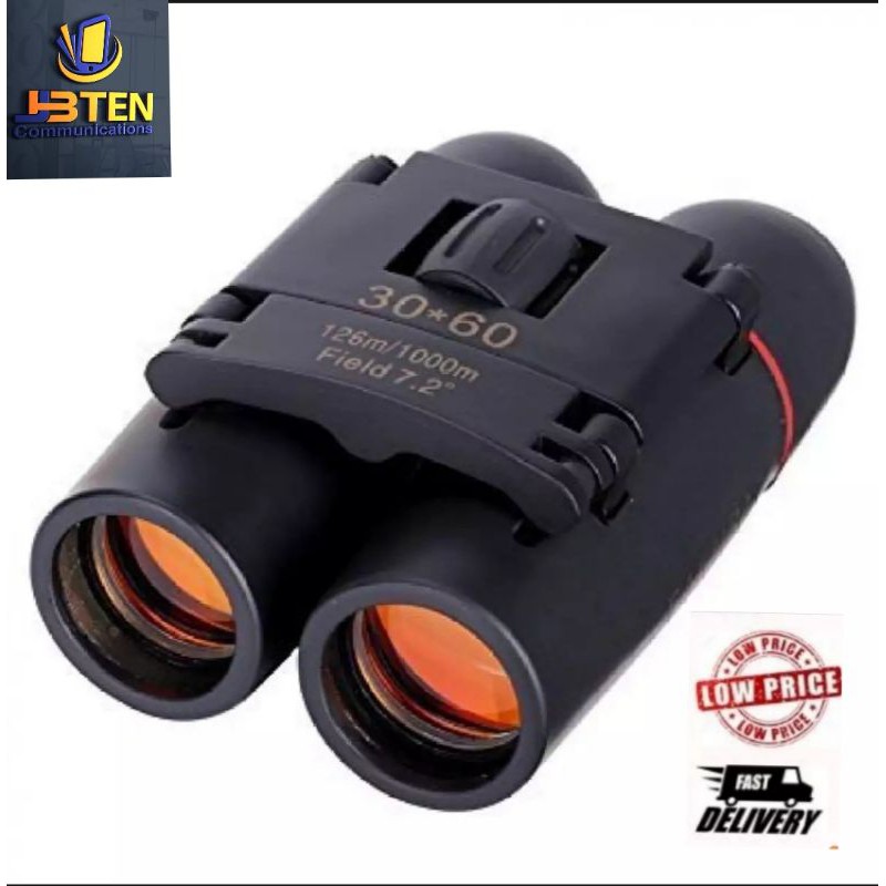 🔥MINI BINOCULARS 30X60 LIGHTWEIGHT FOLDING TELESCOPE DAY AND NIGHT ...
