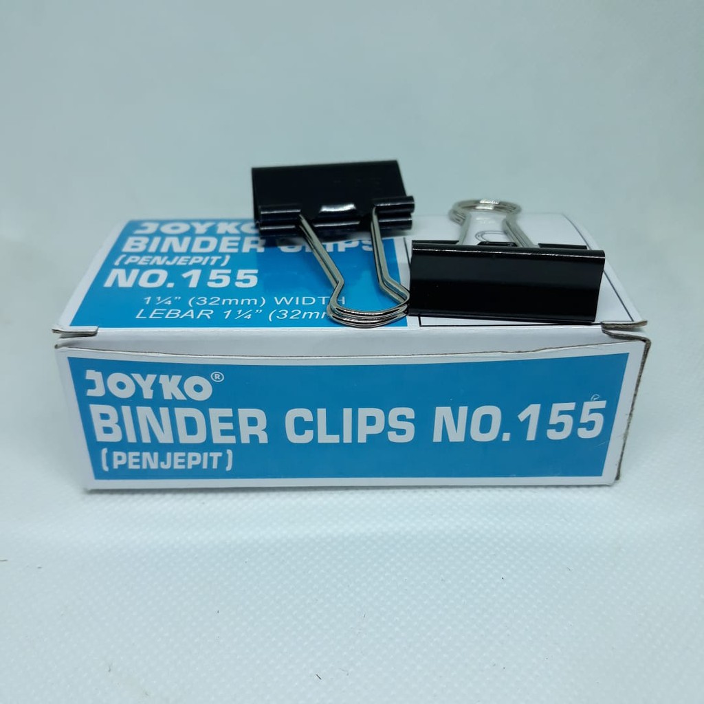 Binder Clip No.155 (Binder Paper Clip) | Shopee Malaysia