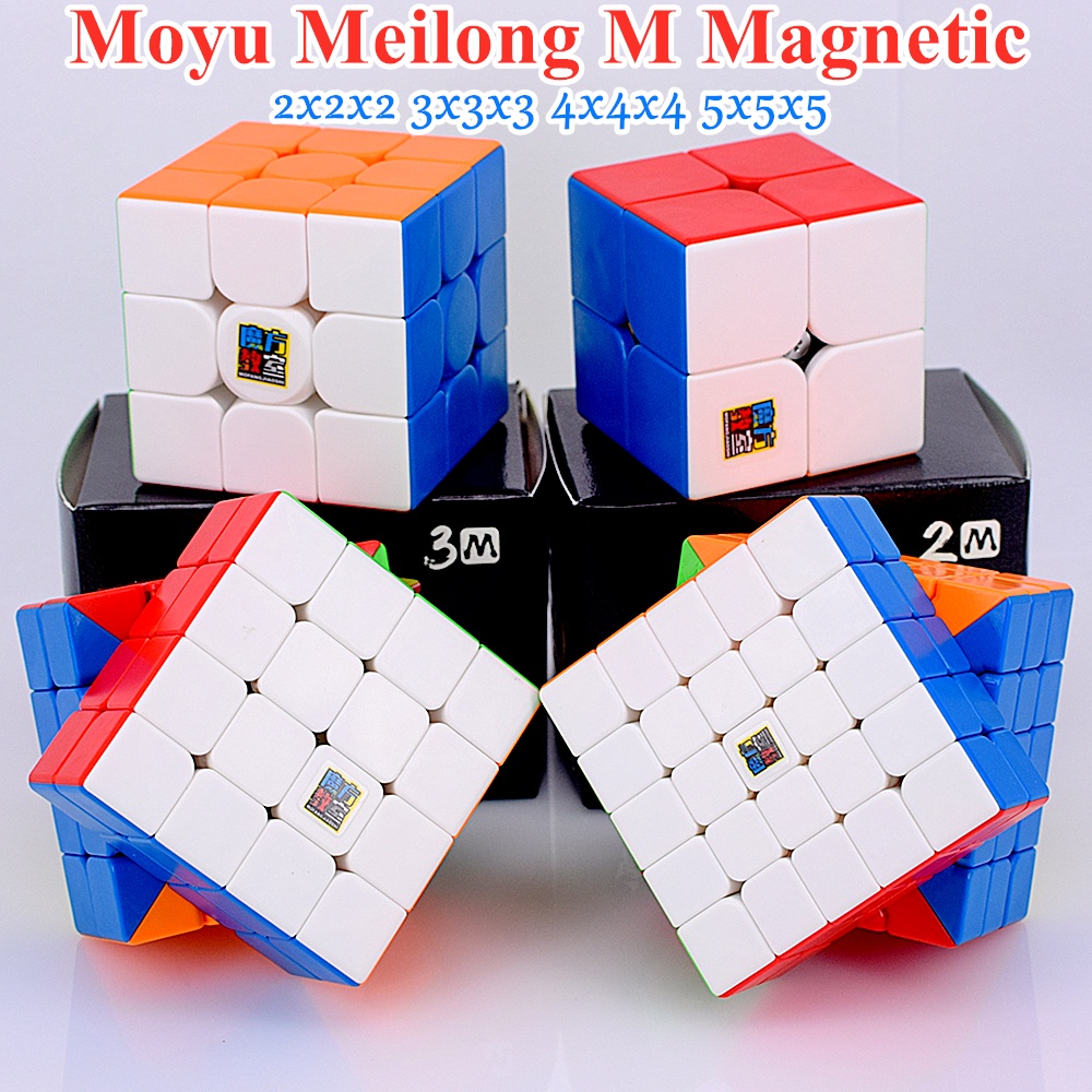 Rubik Cube Moyu Meilong Rubik Cube Magnetic 3M 2M 4M 5M 2x2 3x3 4x4 5x5 Megaminx Speed Rubik's ...