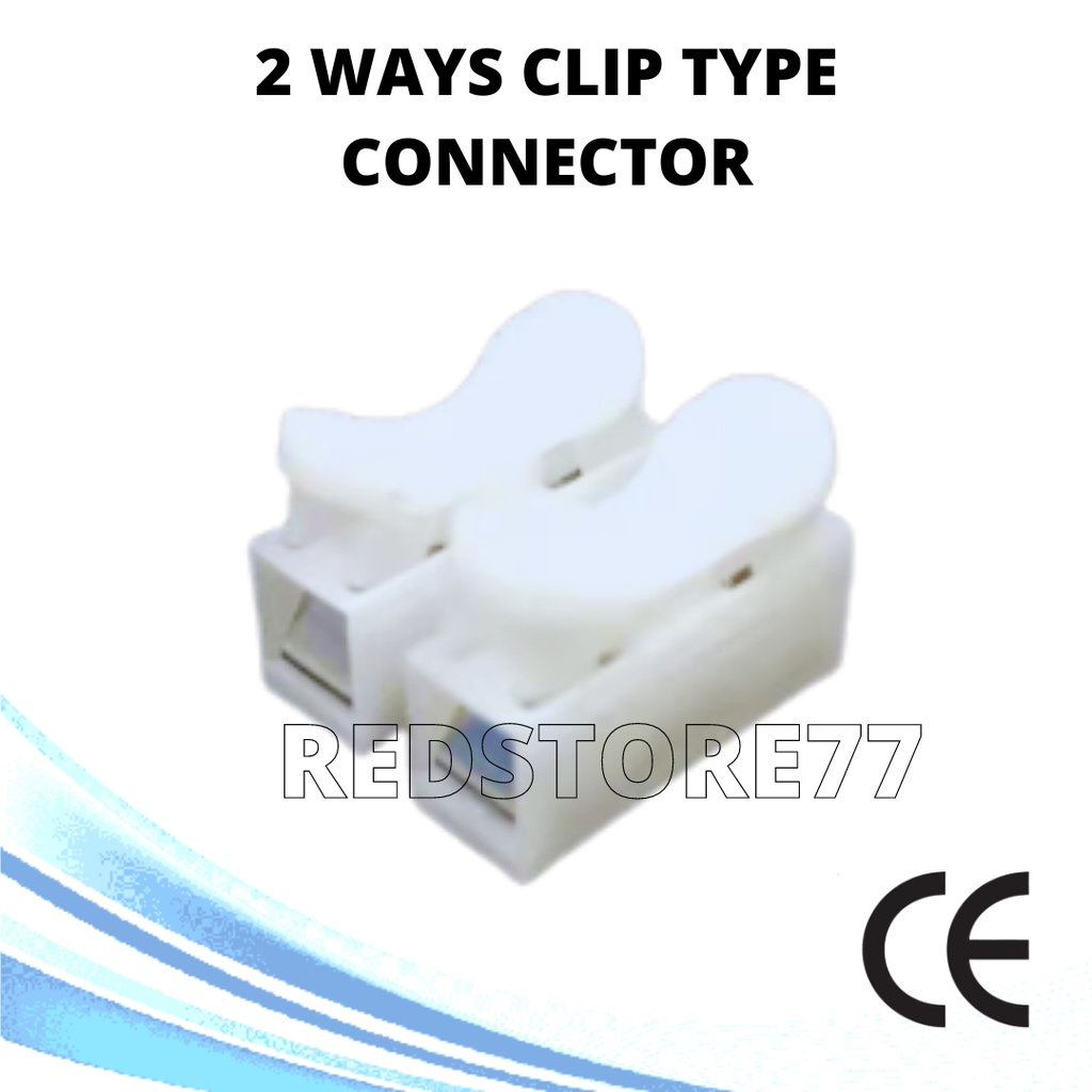 2 WAYS CLIP ON TYPE CONNECTOR / CLIP CONNECTOR (10PCS/PACK) (20PCS/PACK ...