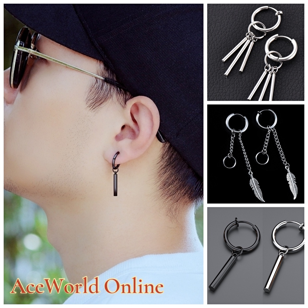 1Pc | 1Biji | New Fashion Earring Studs | Stainless Steel | Subang ...