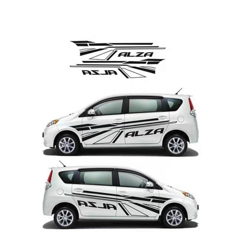 PERODUA ALZA BODY STICKER | Shopee Malaysia
