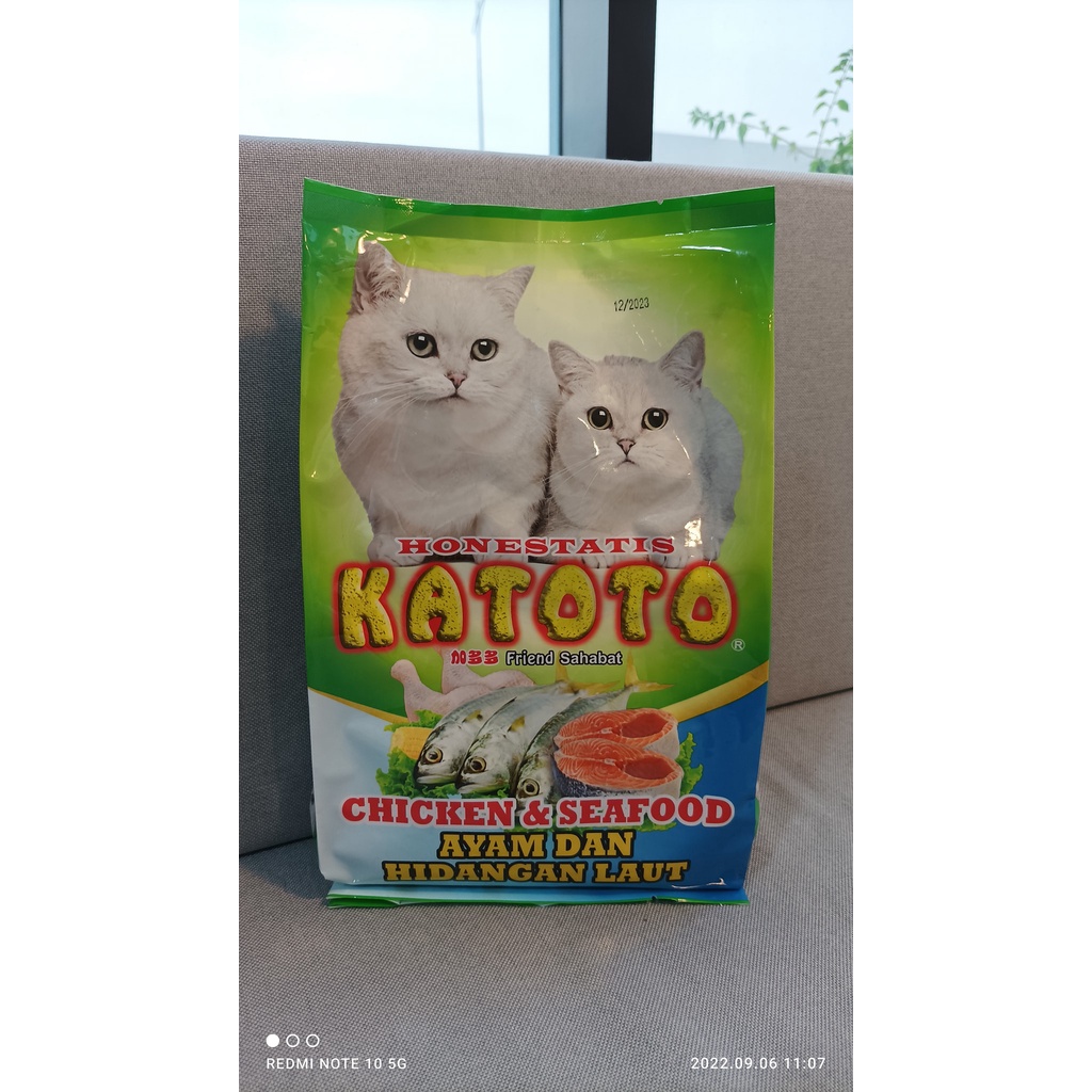 KATOTO Dry Cat Food 1Kg / Ocean Fish / Chicken & Seafood | Shopee Malaysia