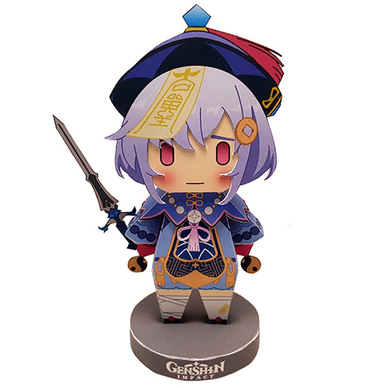 Genshin impact figures papercraft paper figure genshin impact Hutao ...