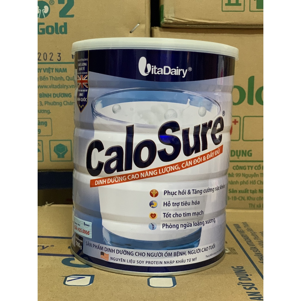 [GENUINE] Vitadairy CaloSure Vanilla Flavored Milk Powder 900g Box ...