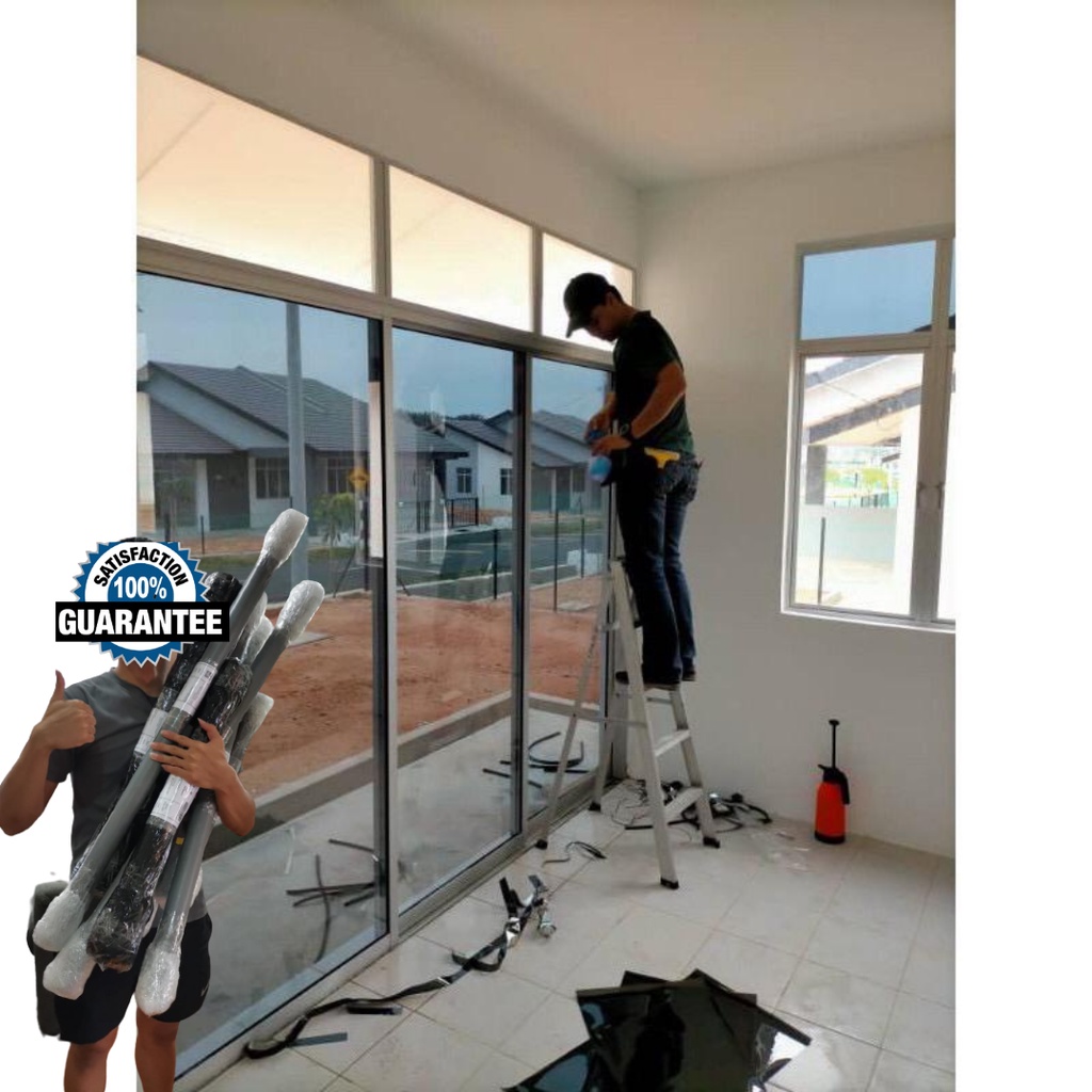 🔥Ready Stock🔥 Tinted Rumah UV Hitam / UV Black Window Tinted Film ...