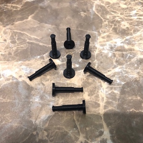 4pcs NR200 Slim Fan Push Pin Lock 15mm (Black) | Shopee Malaysia