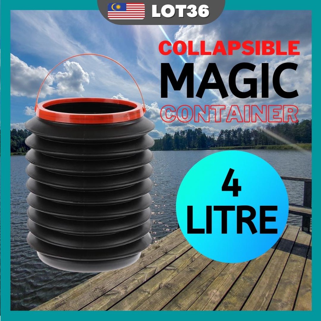 TROFEO PORTABLE WATER BUCKET Multifunction Container 4 Litre for ...