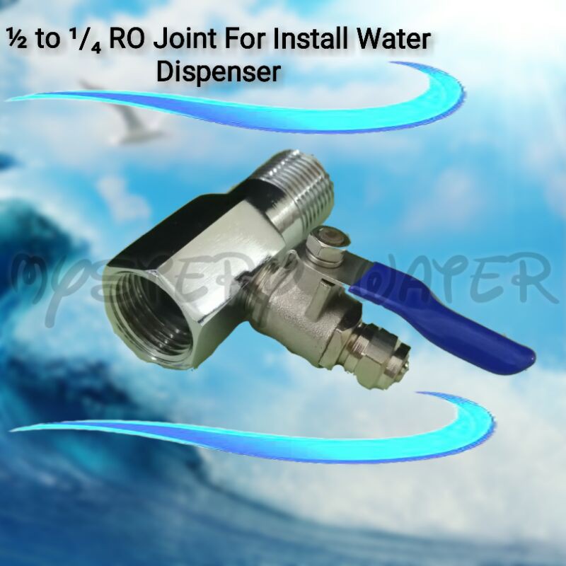 1/2 to 1/4 RO Joint Connector Ro Joint For Any Water Dispenser | Shopee ...