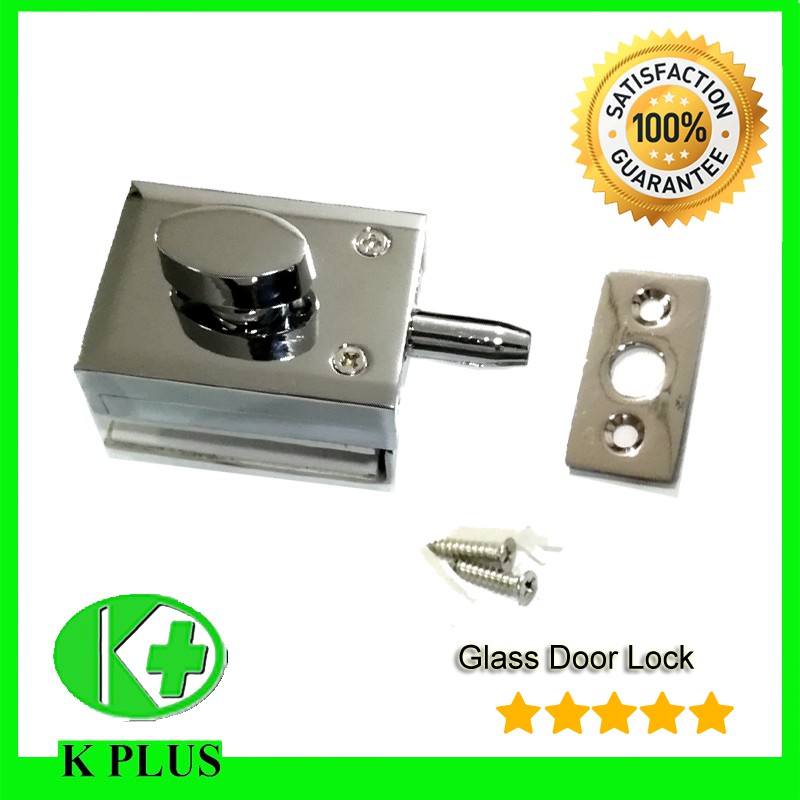 Glass shower door lock bathroom lock wall to glass kunci mandi kaca ...