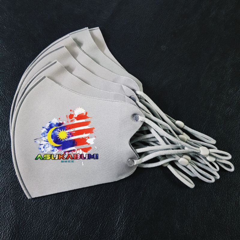 Malaysia Merdeka Edition Face Mask Adjustable Reusable by ASUKABUMI ...