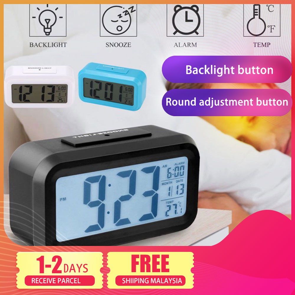 🔥Ready Stock🔥 DELLY LED Jam Digital Time Clock Sensor Light Lampu ...