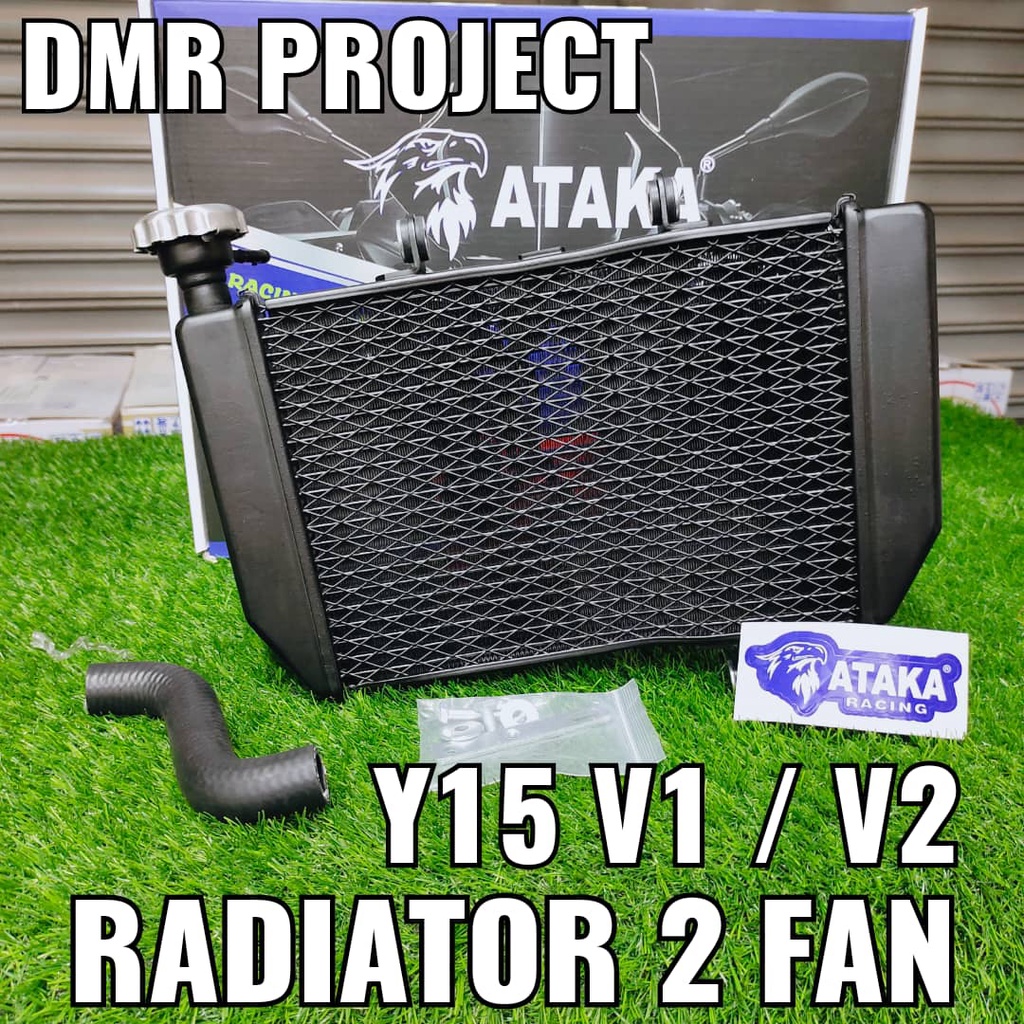 Y15ZR/LC135 LEO RADIATOR BIG FAN WATER PUMP RACING 2 FAN RADIATOR ...