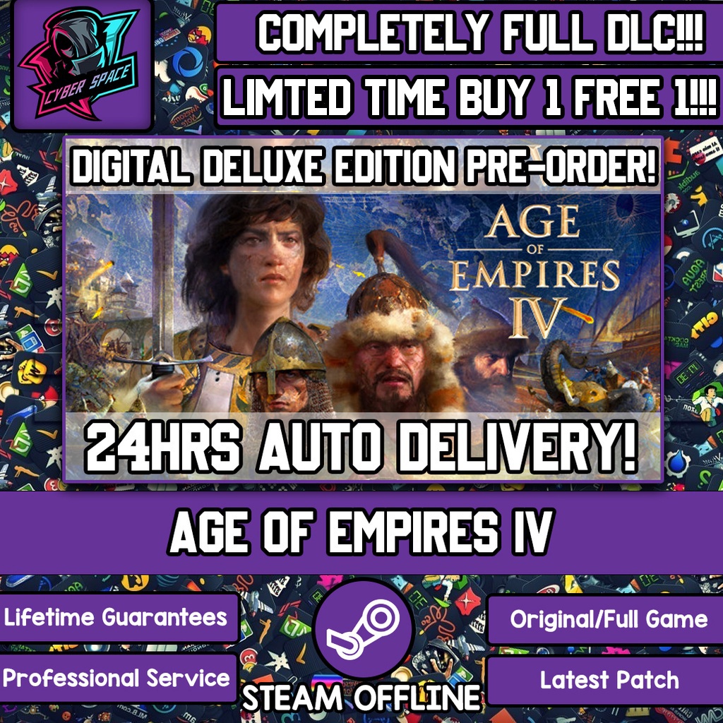 Age of Empires IV [Auto Delivery] [Steam Offline] (Full DLC) Cyber ...