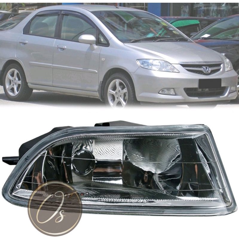 Front Fog Light Lamp Honda City SEL GD GD6 GD8 foglamp fog light bumper light 2005 2006 2007 ...