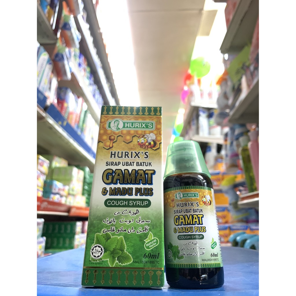 Hurix's Sirap Ubat Batuk Gamat & Madu Plus Cough Syrup (60ml) | Shopee ...