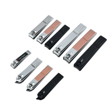🌸 Anti Rust Nail Clippers Black Clippers Stainless Steel Nail Cutter ...