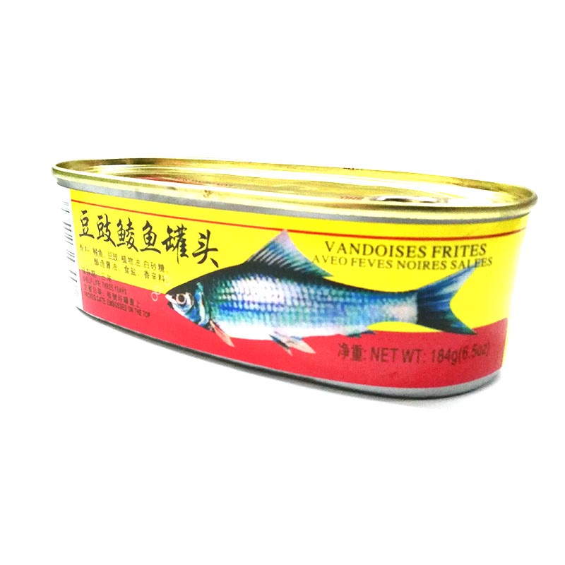 Fried Dace with Salted Black Beans豆豉鲮鱼罐頭 - 184g Tin (RM15.60 FOR 3 CAN ...
