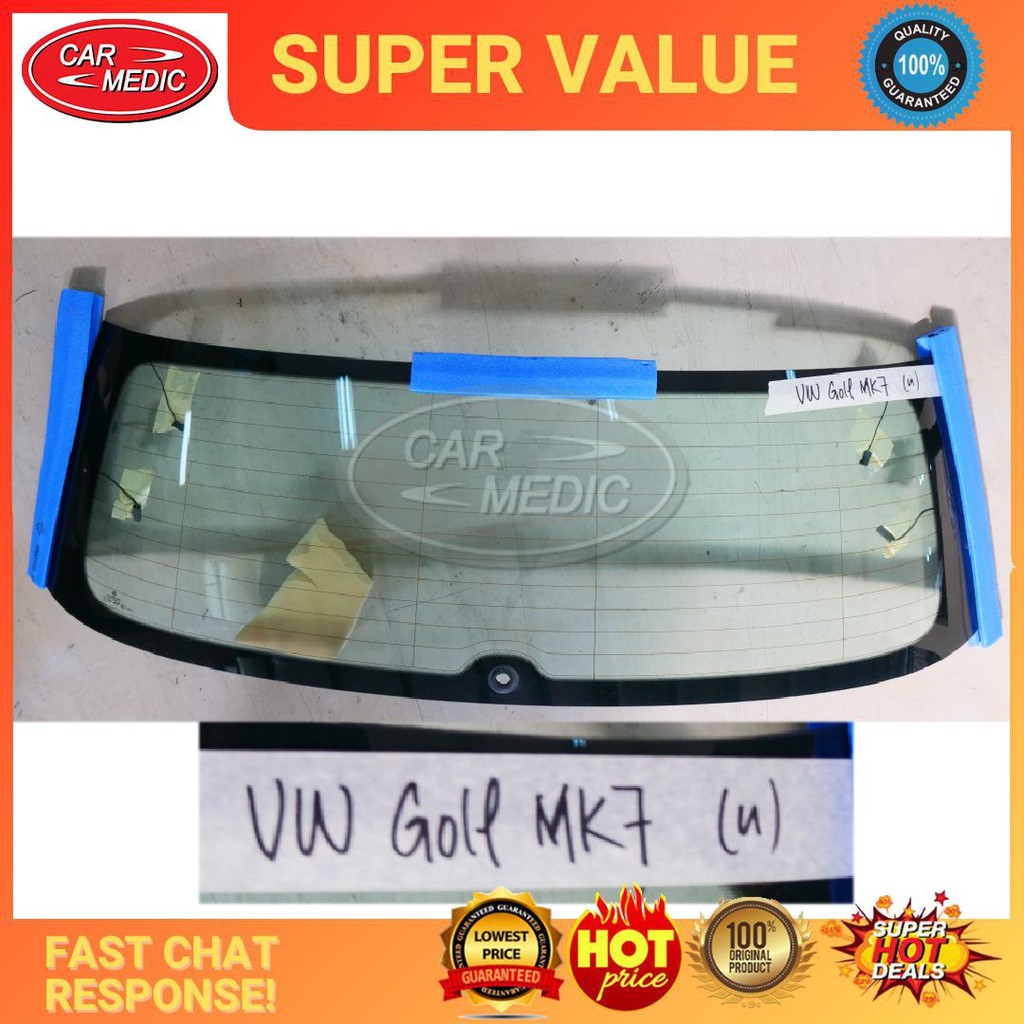 Original Volkswagen Golf MK7 Rear Glass / Windshield (Used) | Shopee Malaysia