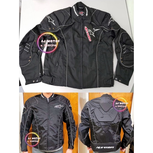 JACKET RIDING WITH ARM BODY BACK INNER PADDING PROTECTION REFLECTIVE ...