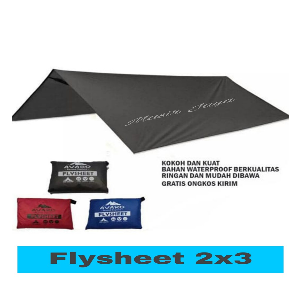 TENDA Flysheet 2x3 CAMPING TENT FLYSHEET 2x3 WATERPROFF FLYSHET TENT ...