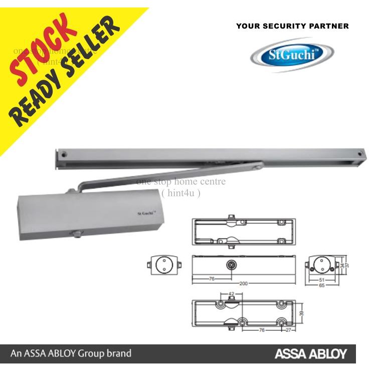 ST GUCHI SGDC 82SA WITH 88 SLIDE ARM DOOR CLOSER | Shopee Malaysia