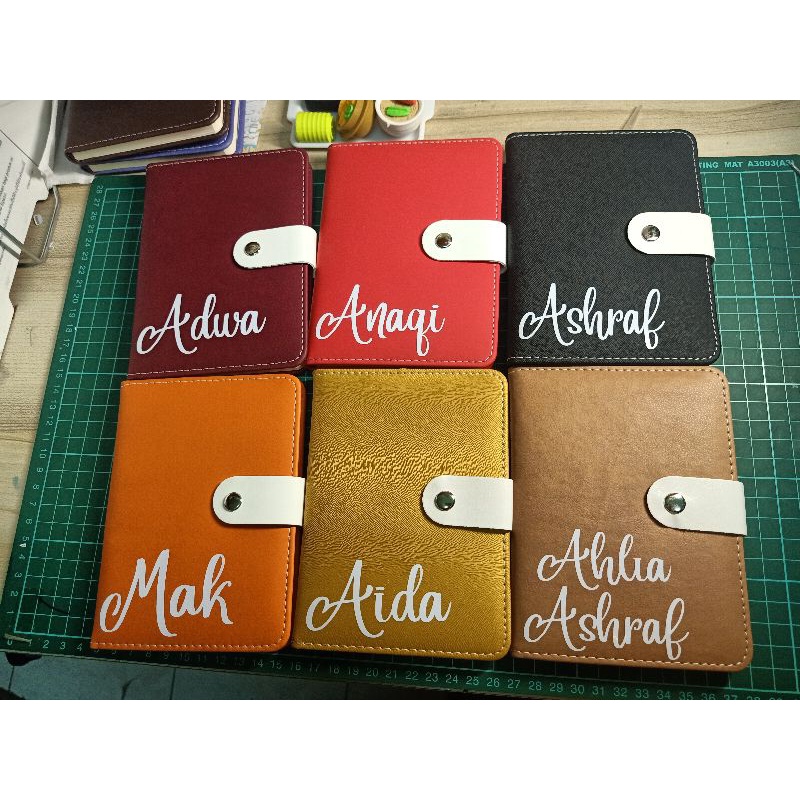 Notebook with name(saiz A6) - customize | Shopee Malaysia