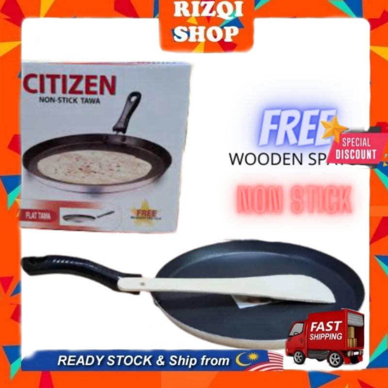 CITIZEN Non Stick Thosai Tawa Tosai Chapati Oil Free Pan Griddle Pan ...
