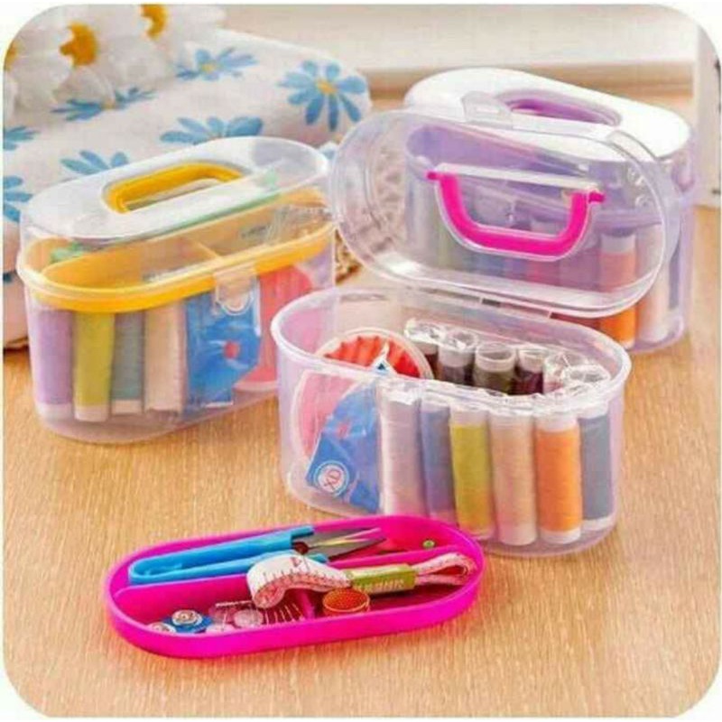 SMALL SEWING EQUIPMENT SET 8 THREADS (SEWING KIT) | Shopee Malaysia