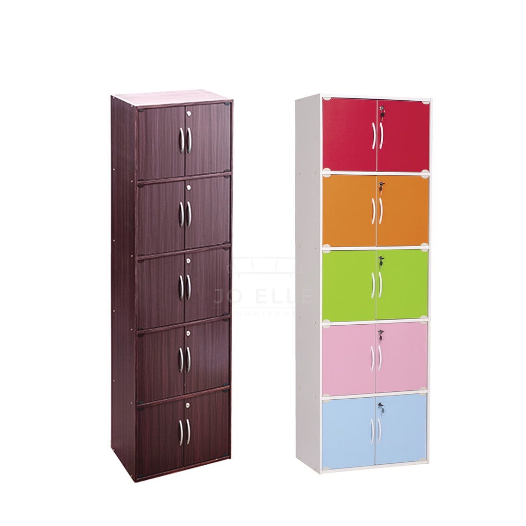 RUBY 10 Door Cabinet Locker Cabinet File Cabinet Book Rack Bookshelf ...