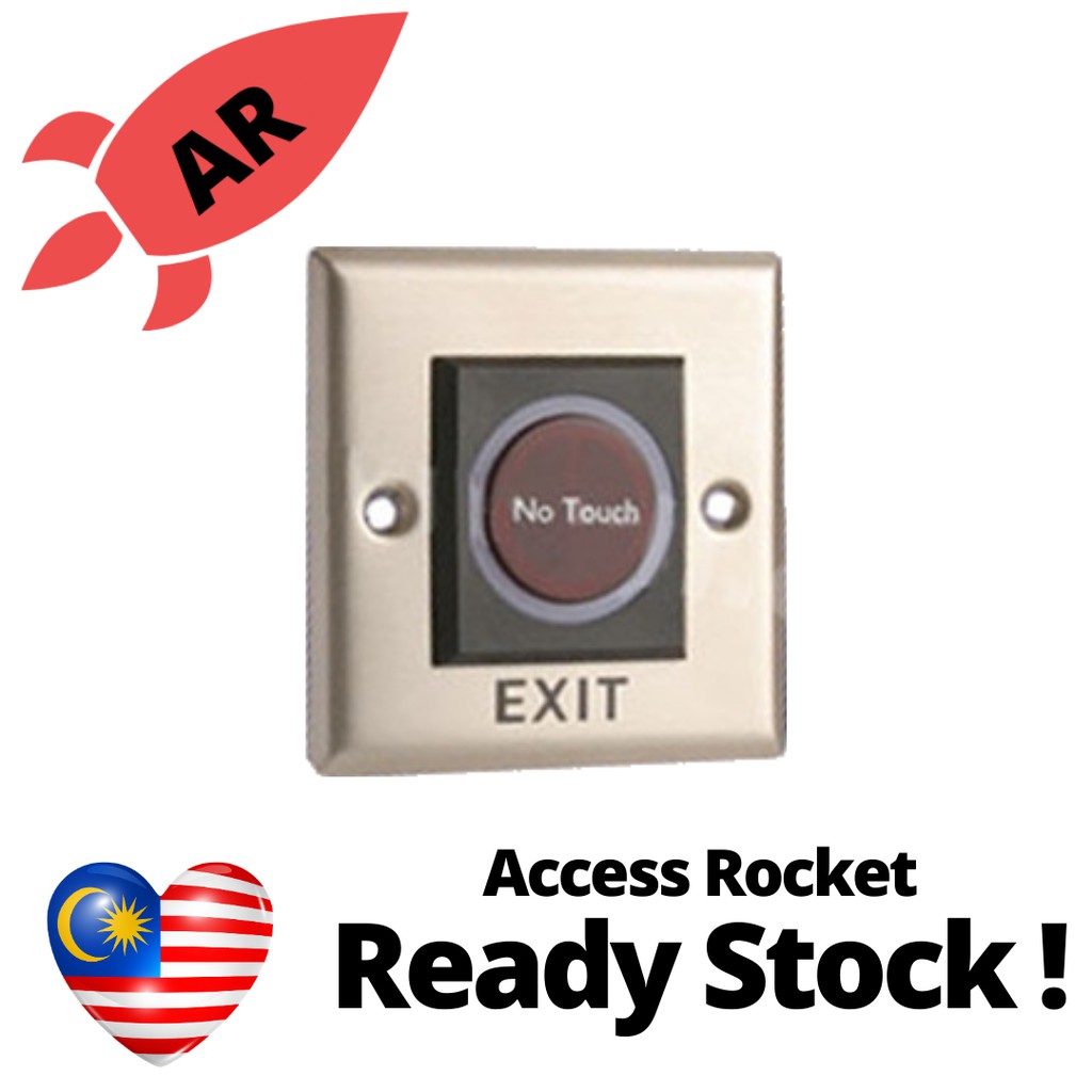 3 x 3 Touch Free Stainless Steel Exit Sensor for Door Access | Shopee ...
