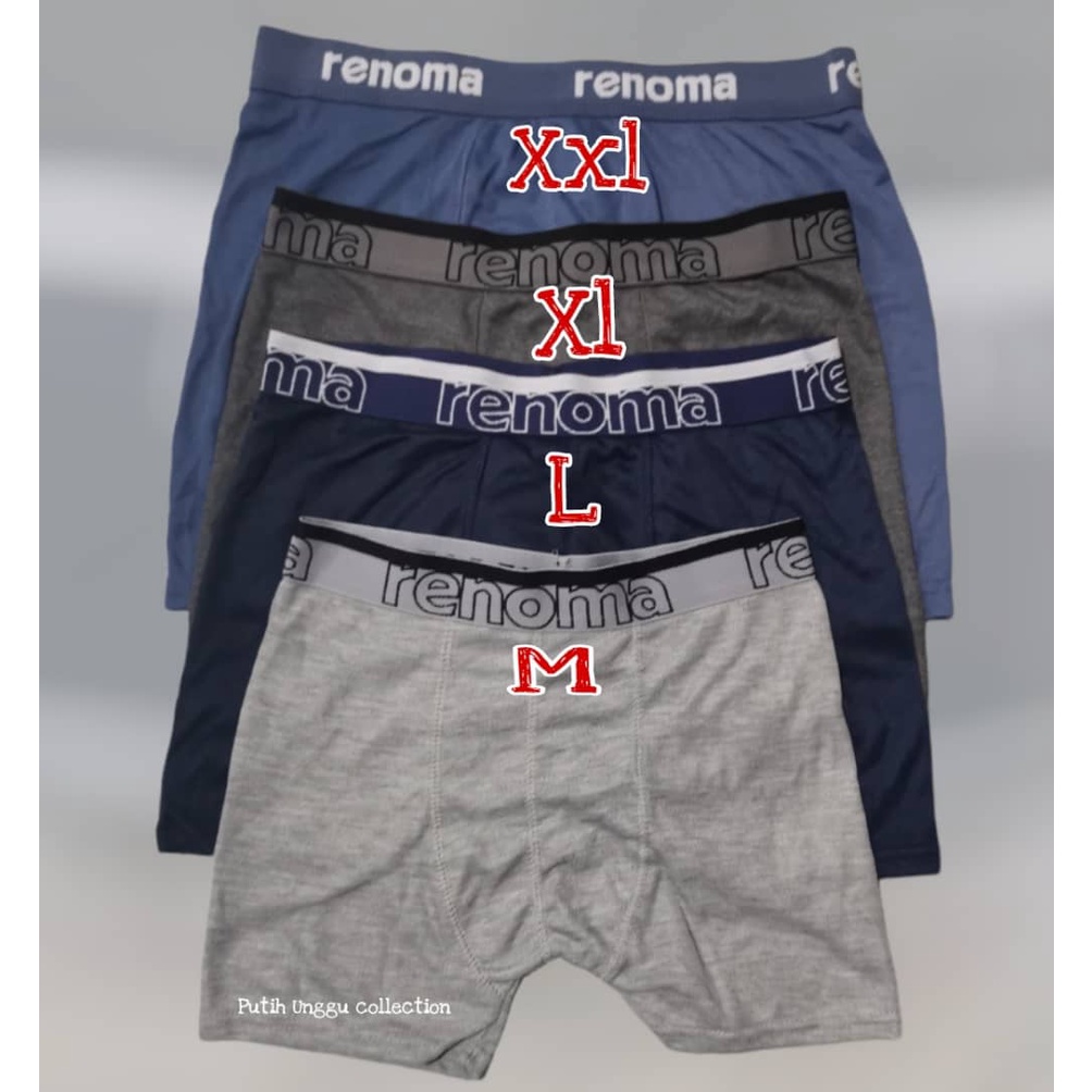 BOXER 3IN1 FOR MEN - RENOMA HITAM | Shopee Malaysia