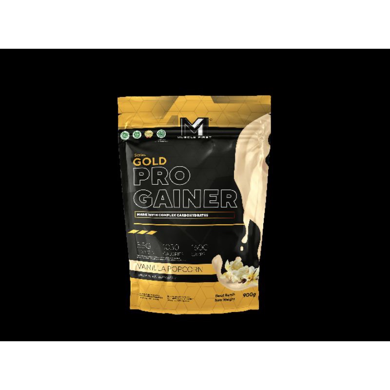 Muscle first M1 Gold series PRO GAINER 2 lbs - 900 Grams | Shopee Malaysia