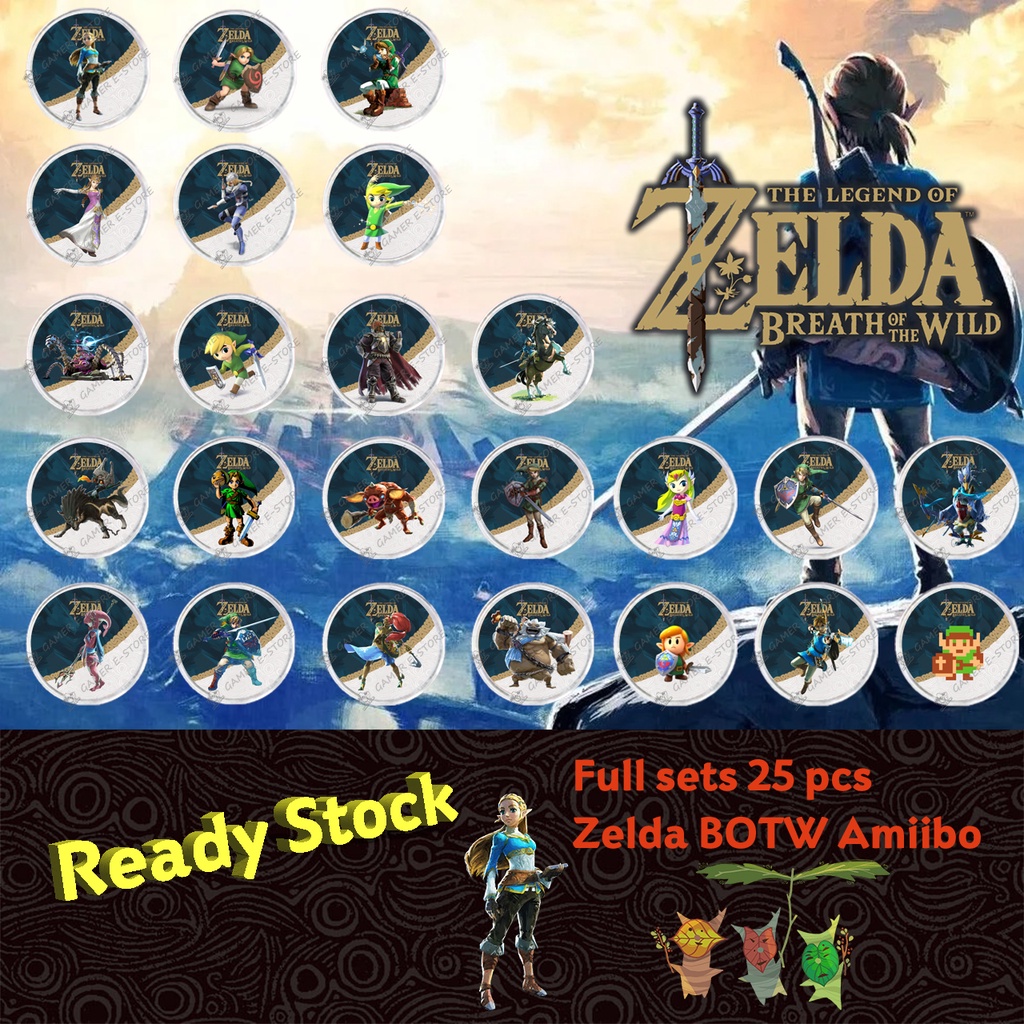 The Legend of Zelda: Breath of the Wild Amiibo - BOTW amiibo 塞尔达传说旷野之息 ...