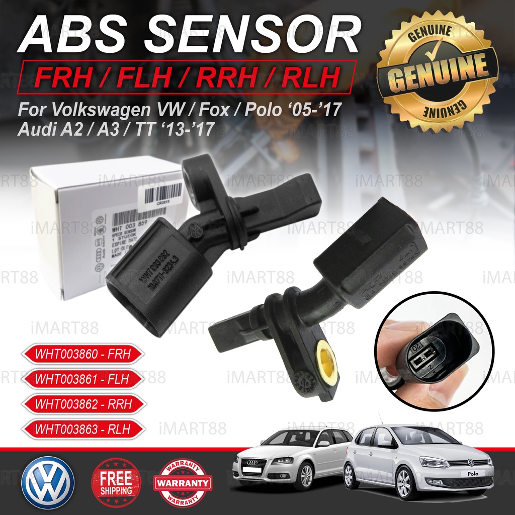 ORIGINAL VOLKSWAGEN VW POLO PASSAT B8 GOLF AUDI A1 A2 A3 TT Q2 ABS ...