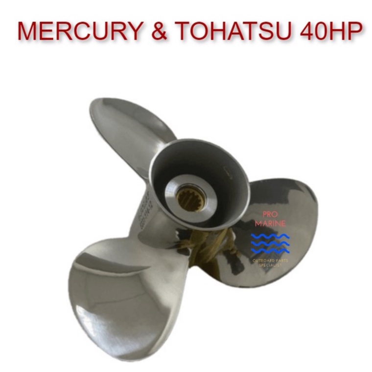 ORIGINAL SOLAS PROPELLER FOR MERCURY & TOHATSU 40HP (4 SIZES ...