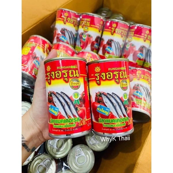 Canned sardines in tomato sauce from Thailand 1 lot of 10 cans | Shopee ...